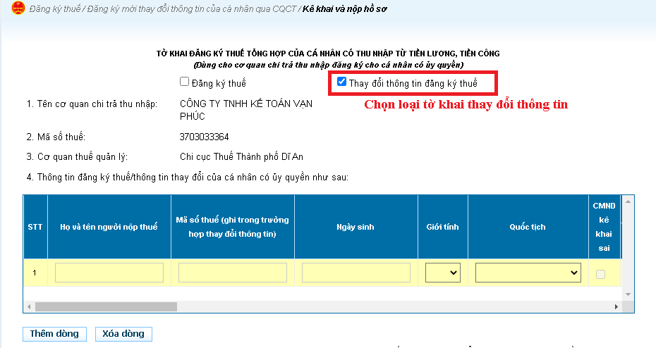 Cách Cập nhật Mã số thuế MST từ CMND sang CCCD online chi tiết nhất